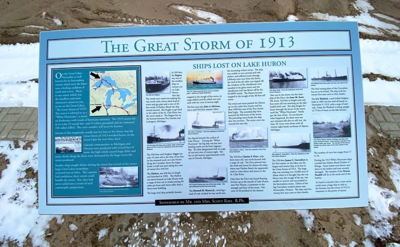 The Great Storm of 1913 Historical Marker