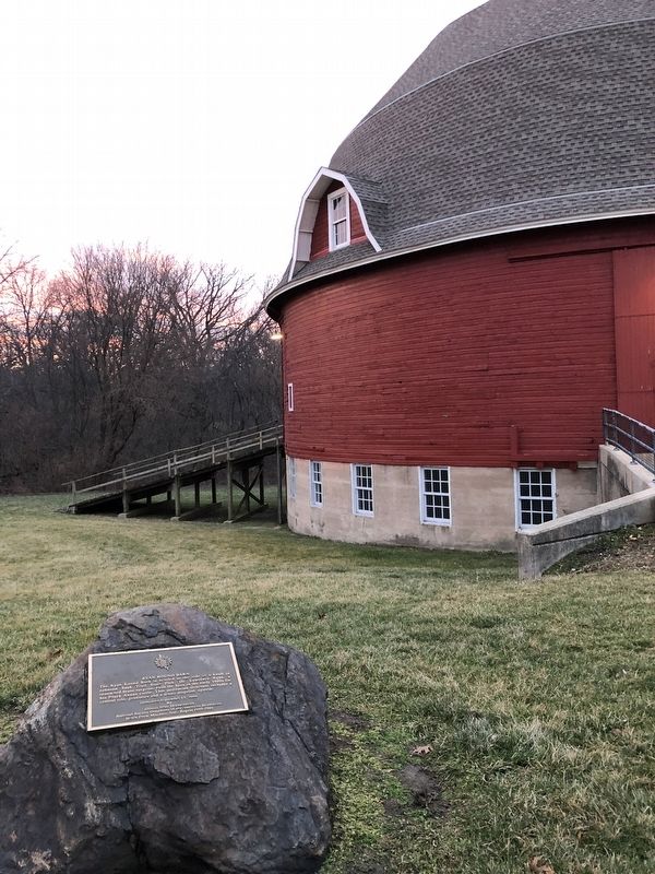 Ryan Round Barn Historical Marker