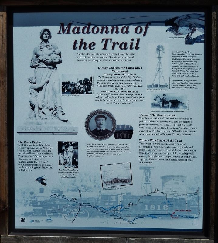 Madonna of the Trail Historical Marker