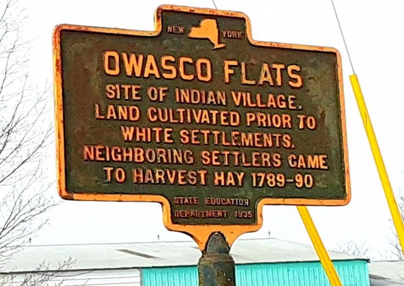 Owasco Flats Historical Marker