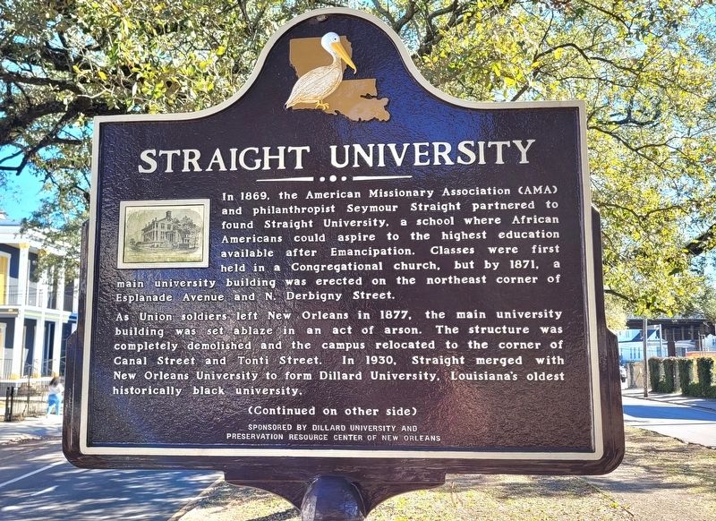 Straight University Historical Marker