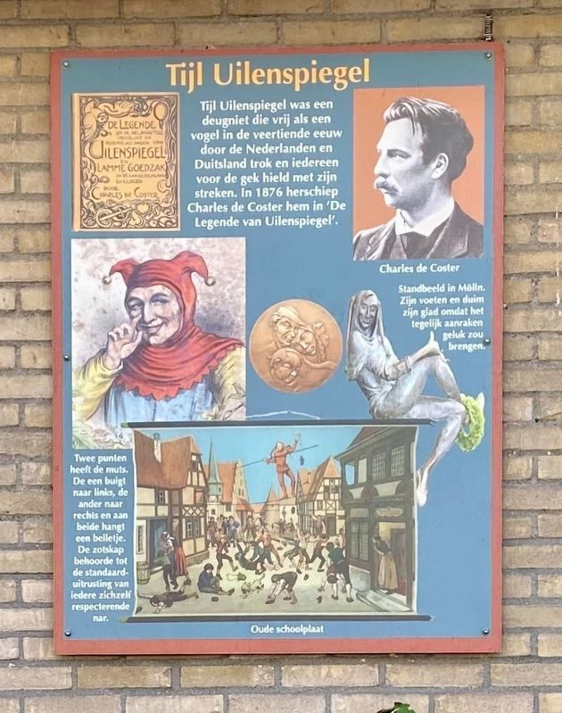 Charles de Coster: Tijl Uilenspiegel Historical Marker