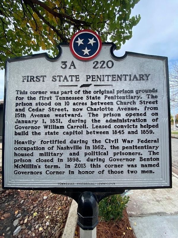 First State Penitentiary Historical Marker