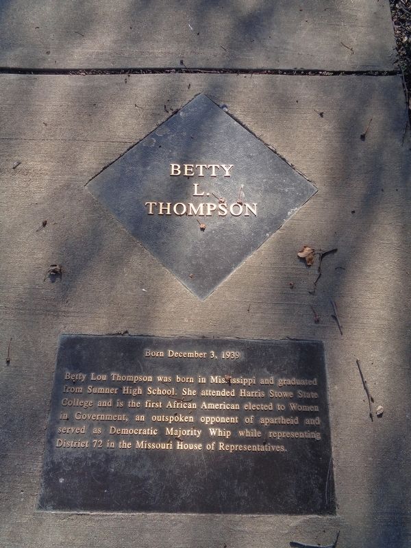 Betty L. Thompson Historical Marker