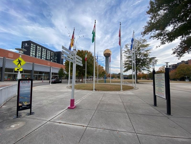 The 1982 World's Fair Walking Tour Historical Marker