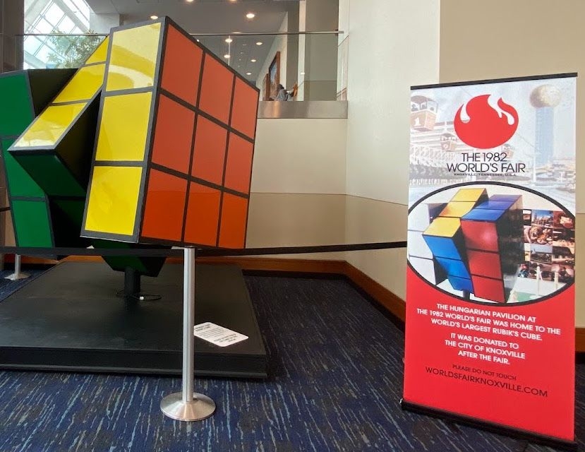 Photo: The 1982 World's Fair Rubik's Cube