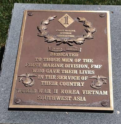 First Marine Division Memorial, a War Memorial