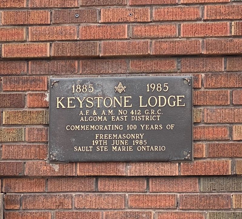 Keystone Lodge Historical Marker