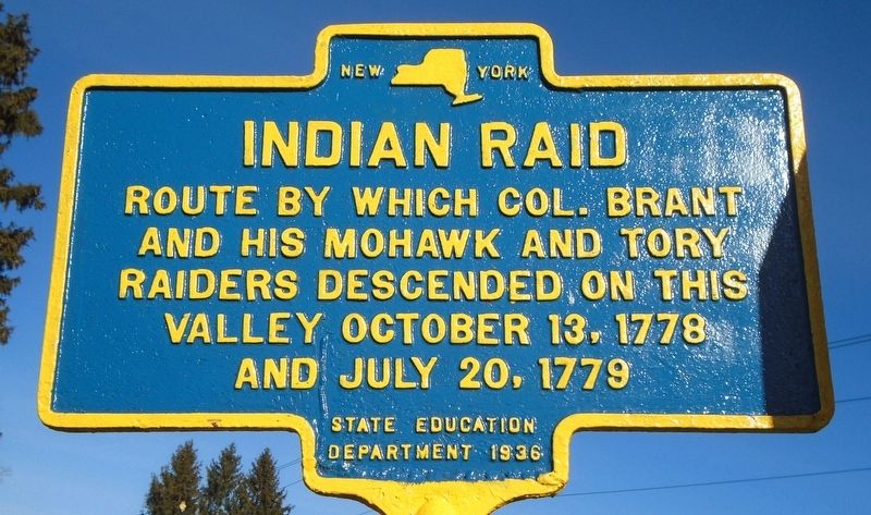 Indian Raid Historical Marker