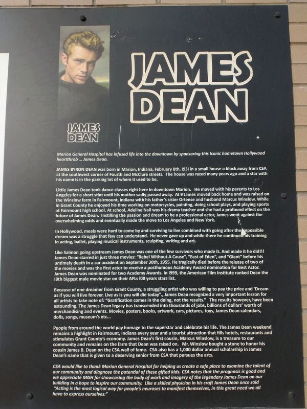 James Dean Historical Marker