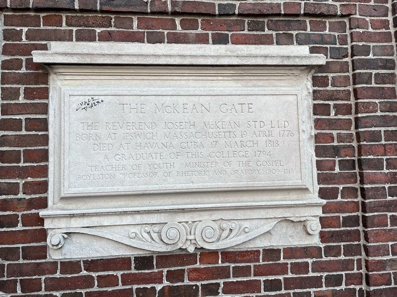 The McKean Gate Historical Marker
