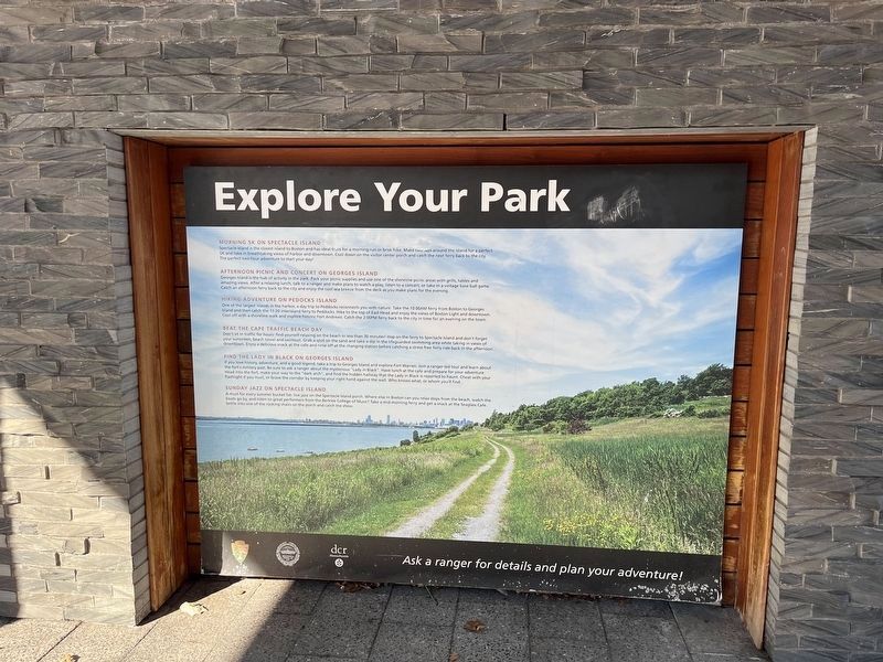 Boston Harbor Islands Historical Marker
