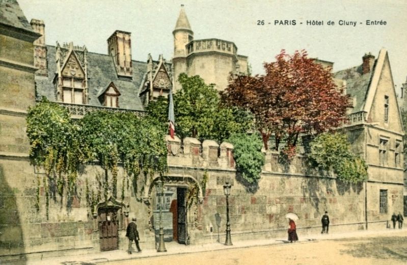 L’Hôtel des Abbés de Cluny Historical Marker