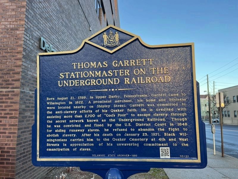 Thomas Garrett Historical Marker