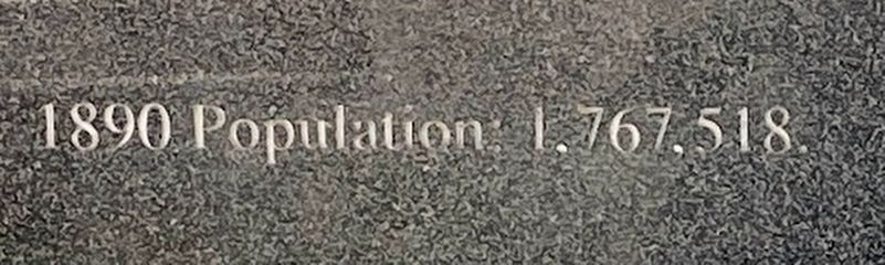 1890 Population Historical Marker