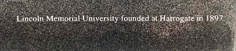 Lincoln Memorial University Historical Marker