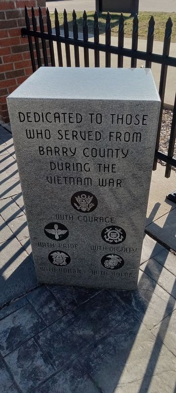 Barry County Veterans Memorial, a War Memorial
