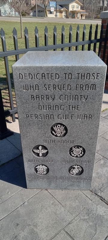 Barry County Veterans Memorial, a War Memorial
