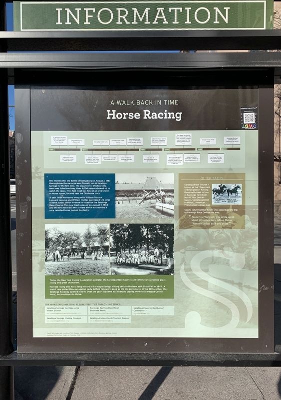 Horse Racing Historical Marker