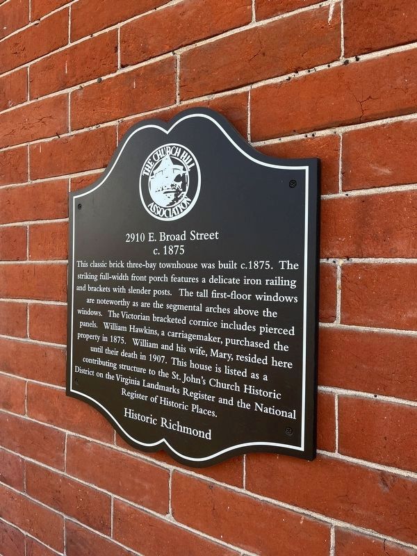 2910 E. Broad Street Historical Marker