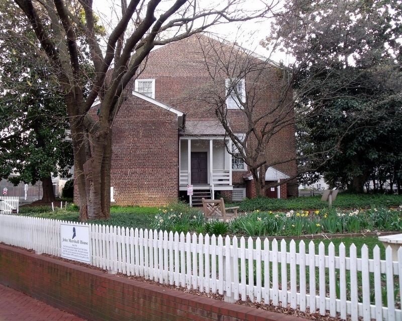 John Marshall House Historical Marker