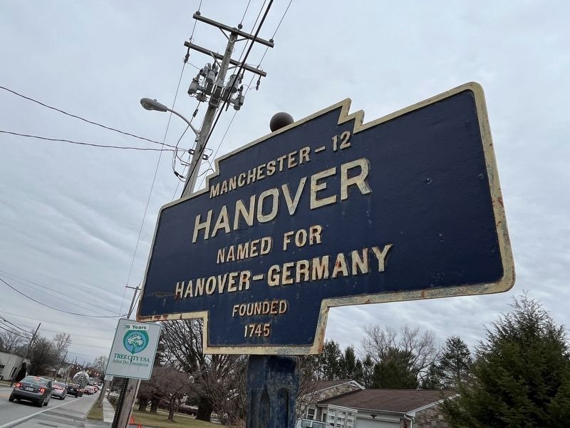 Hanover Historical Marker