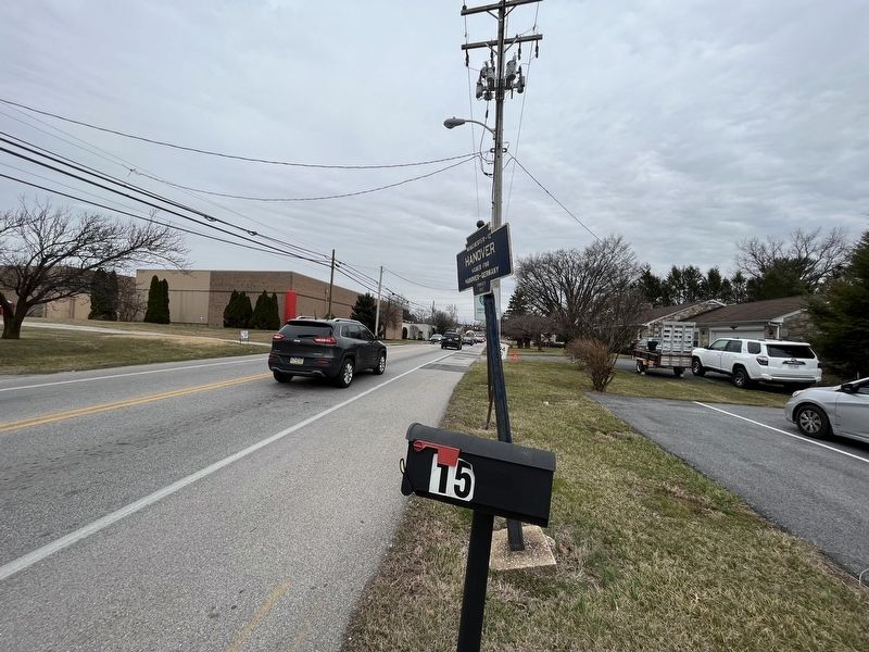 Hanover Historical Marker