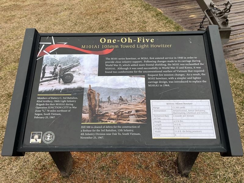 One-Oh-Five Historical Marker