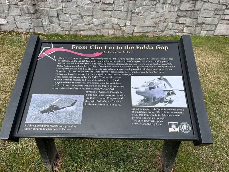 From Chu Lai to the Fulda Gap Historical Marker