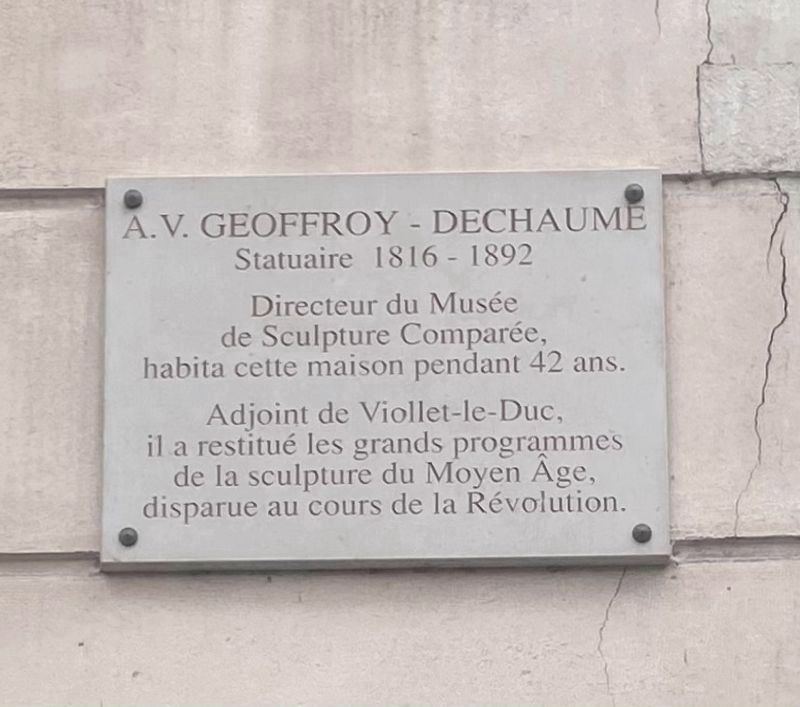 A.V. Geoffroy-Dechaume Historical Marker