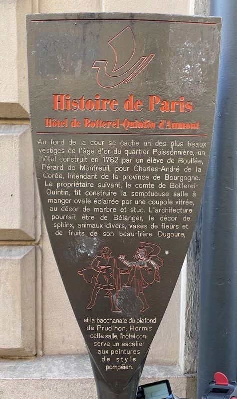 Hôtel de Botterel-Quintin d’Aumont Historical Marker