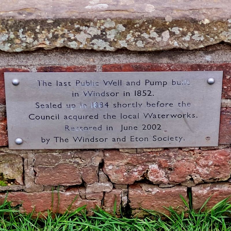 Public Well and Pump Historical Marker