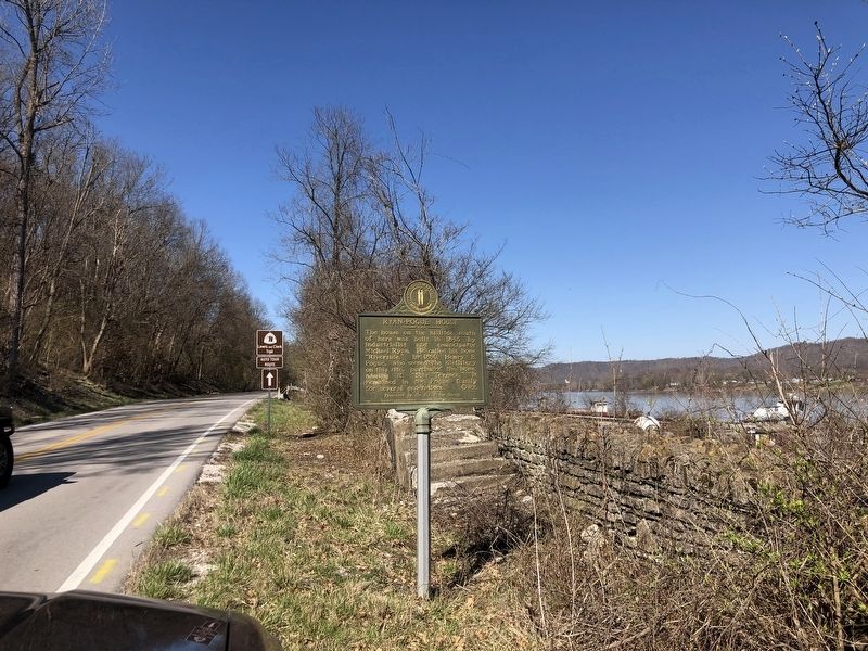 Ryan-Pogue House / H. E. Pogue Distillery Co. Historical Marker