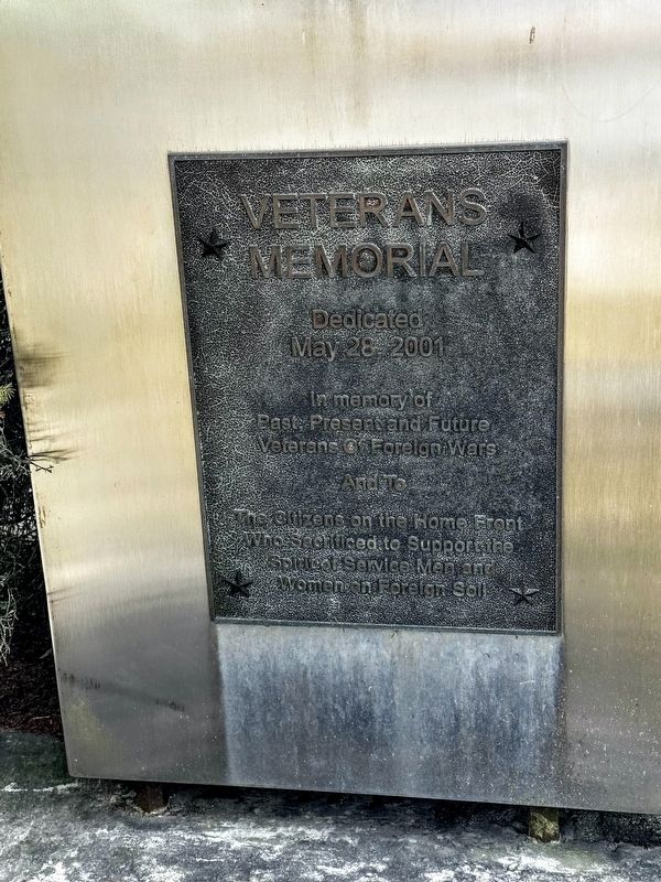 VFW Post 1855 Veterans Memorial, a War Memorial