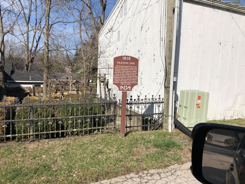Paxton Inn Historical Marker