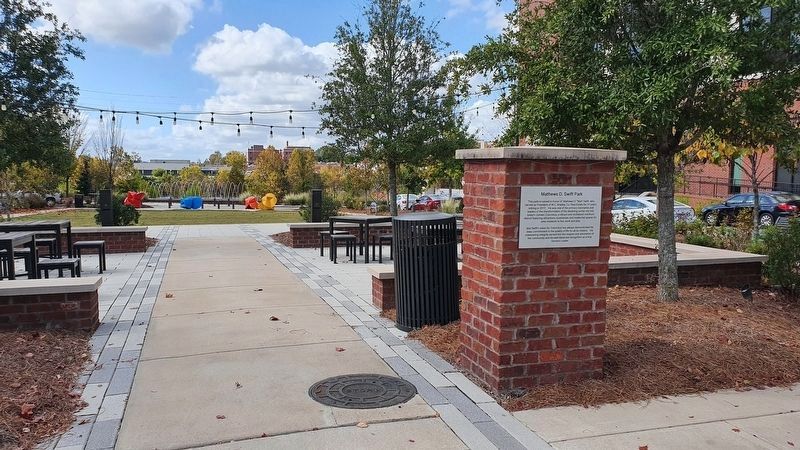 Mathews D. Swift Park Historical Marker