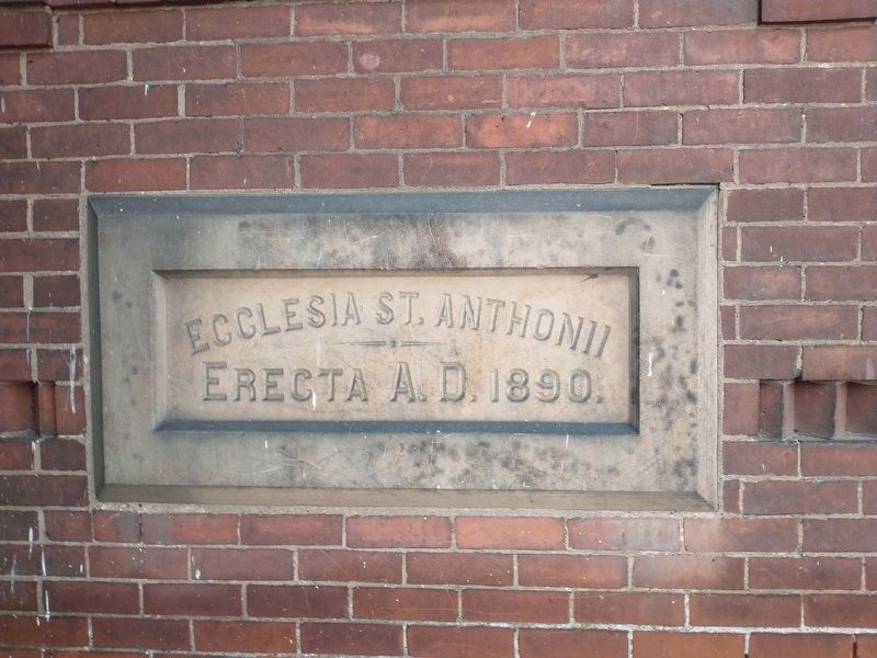 St. Anthony Church Historical Marker
