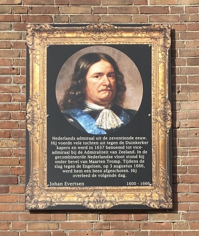 Johan Evertsen Historical Marker
