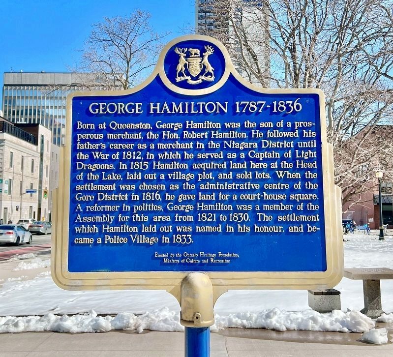 George Hamilton 1787-1836 Historical Marker