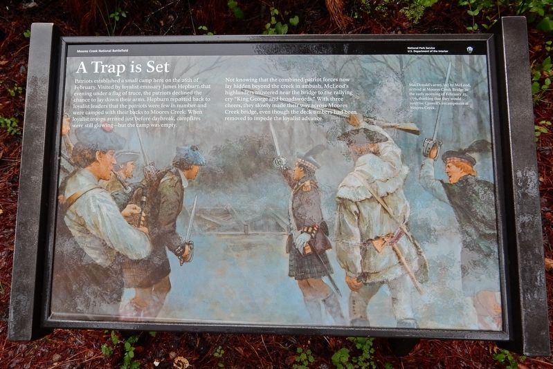 A Trap is Set Historical Marker