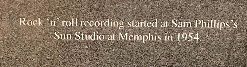 Sam Phillip's Sun Studio Historical Marker