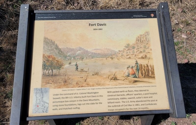 Fort Davis Historical Marker