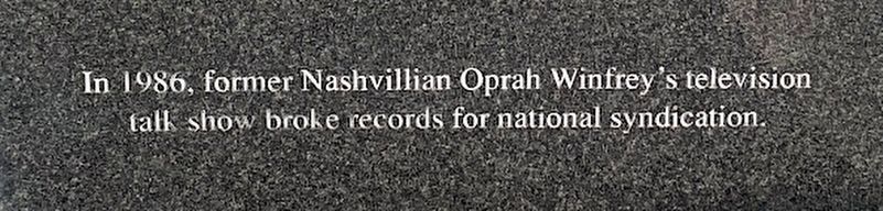 Oprah Winfrey Historical Marker