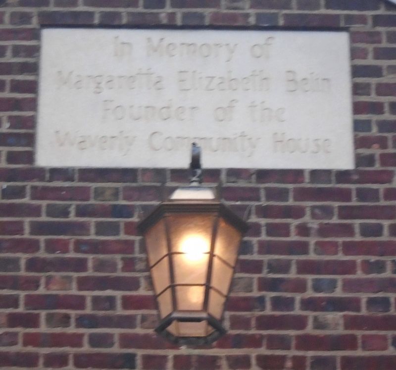 Margaretta Elizabeth Belin Historical Marker