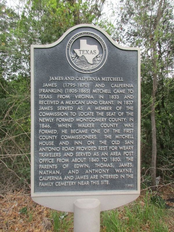 James and Calpernia Mitchell Historical Marker