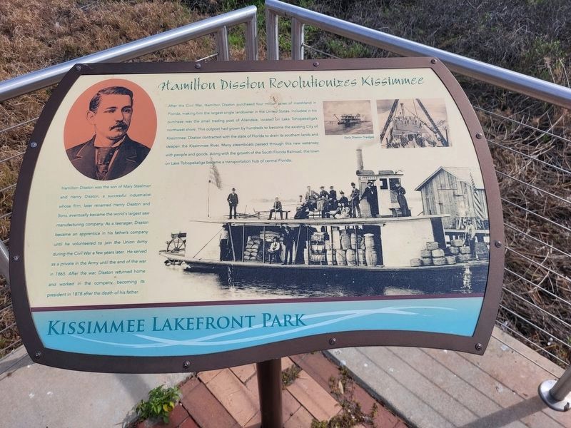 Hamilton Disston Revolutionizes Kissimmee Historical Marker