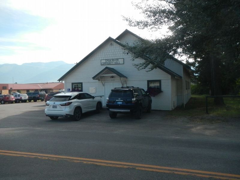 Swan River Community Hall Historical Marker