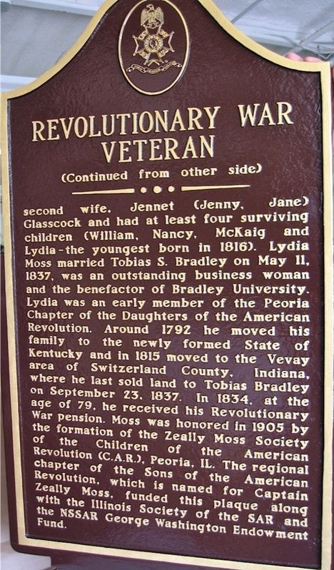 Revolutionary War Veteran Historical Marker