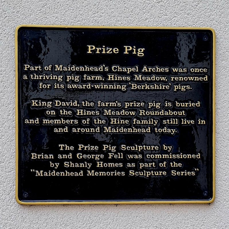 Prize Pig Historical Marker