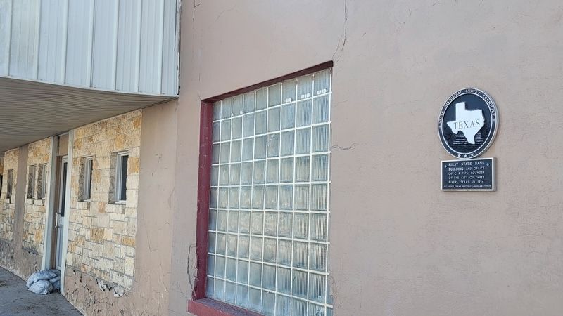 First State Bank Building Historical Marker